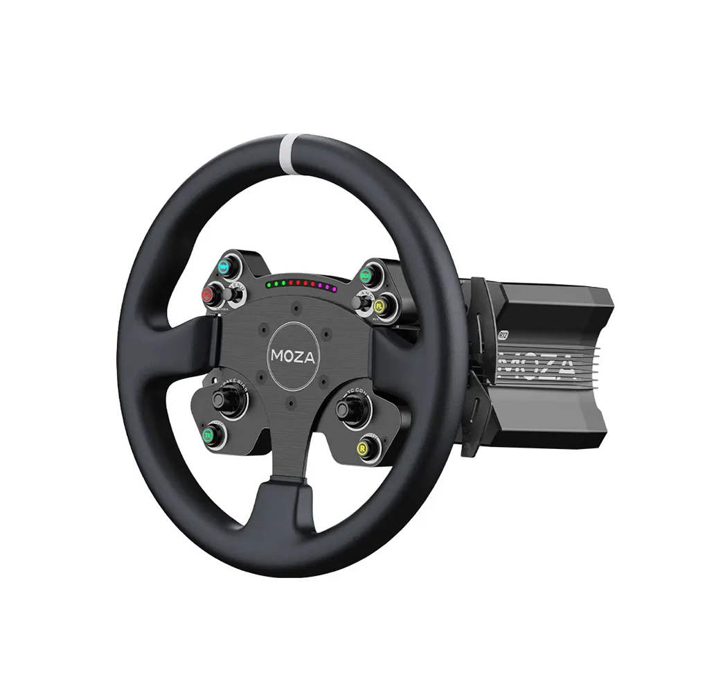 MOZA R12 CS Bundle – 12Nm Direct Drive Wheelbase & CS V2P Steering ...