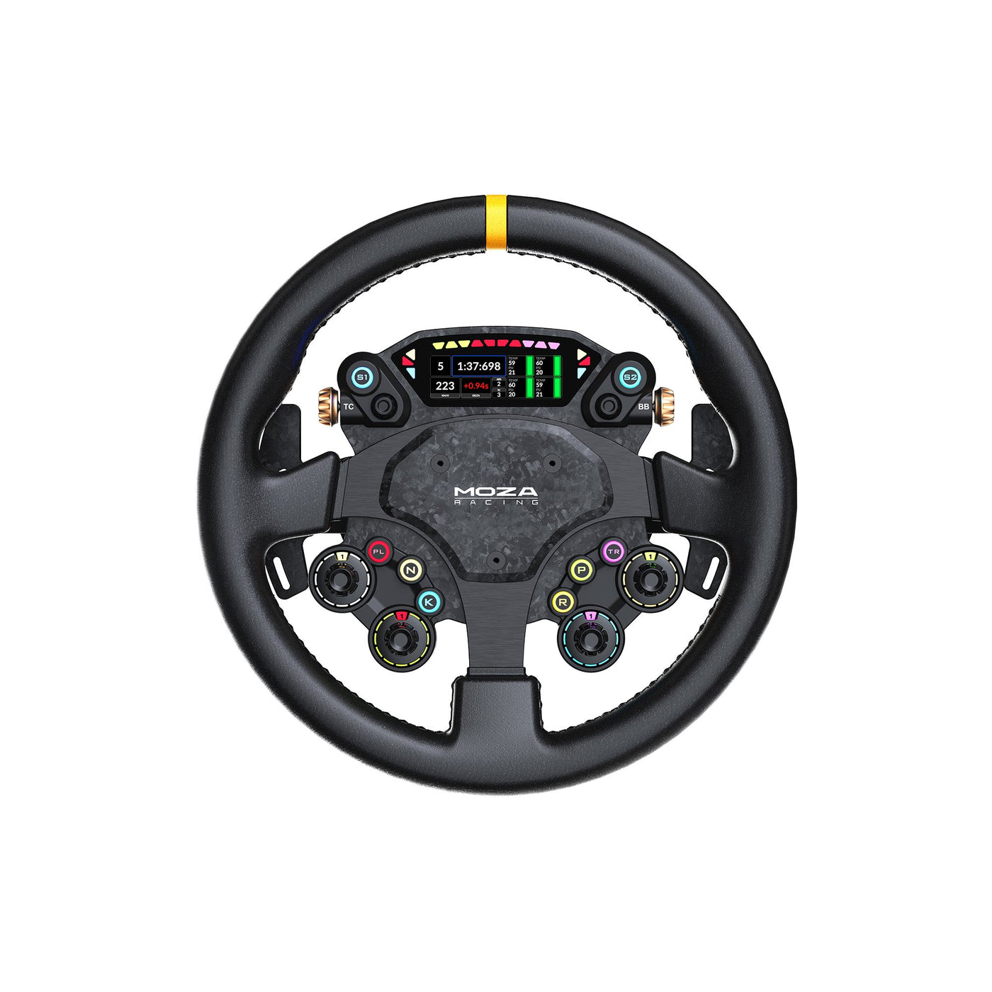 CS Pro Steering Wheel | 325mm Racing Wheel with Carbon Fibre & HD ...